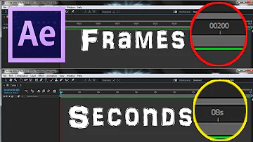 Switching After Effects Timecode Between Frames & Seconds
